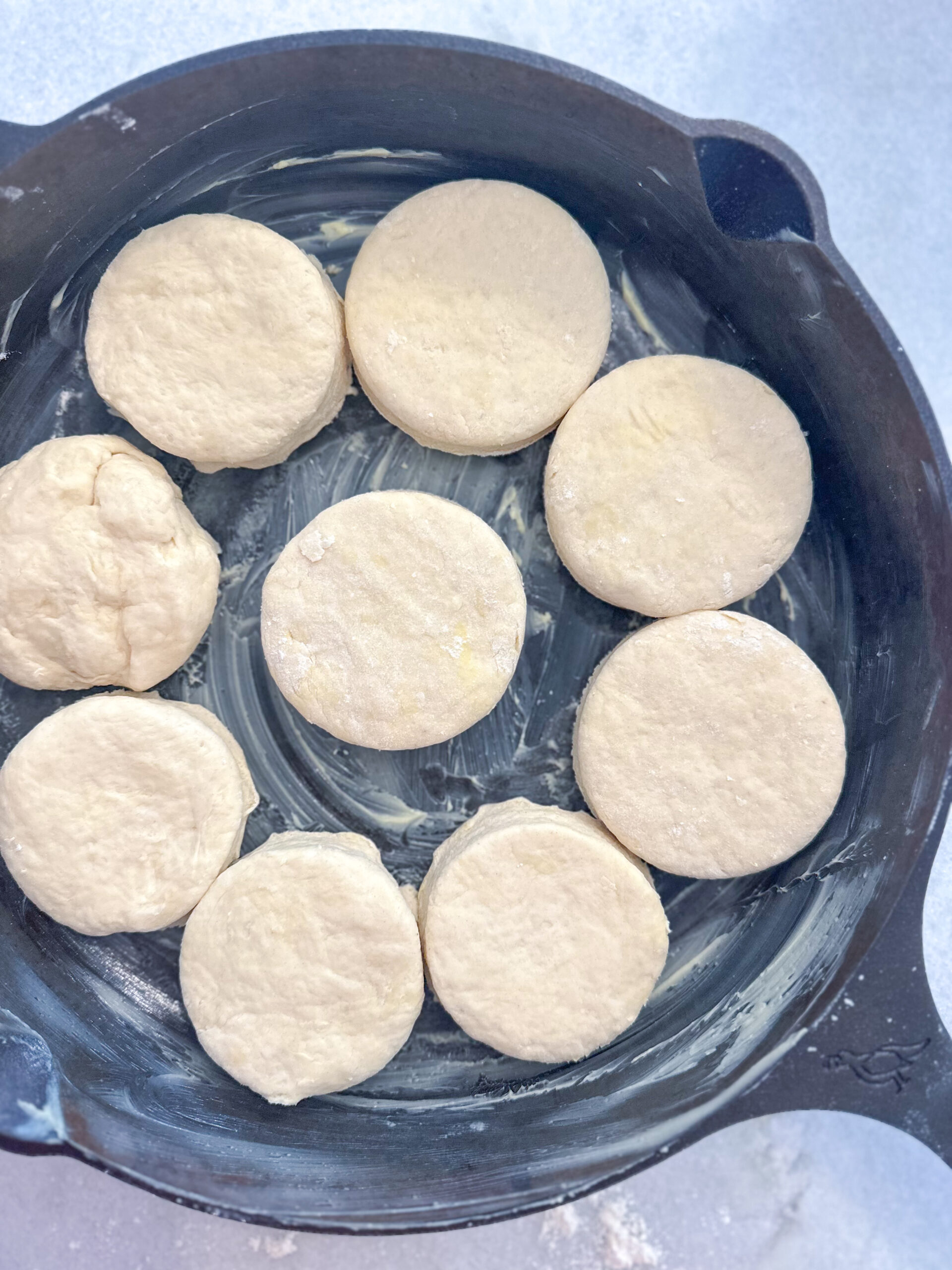 Quick Cast Iron Biscuits